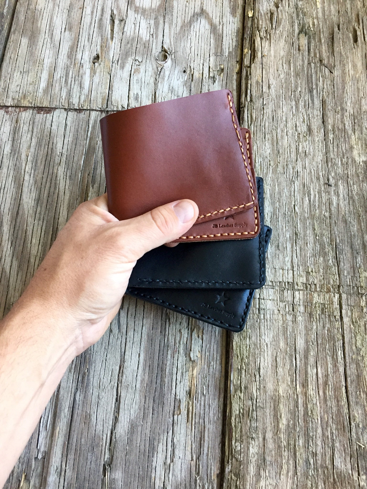 Handmade Men's & Women's Leather Wallets – JBLeatherSupply